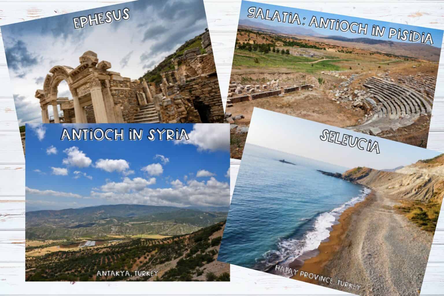 Paul's Missionary Journey Maps and Photos Bundle - Teach Me Thy Way