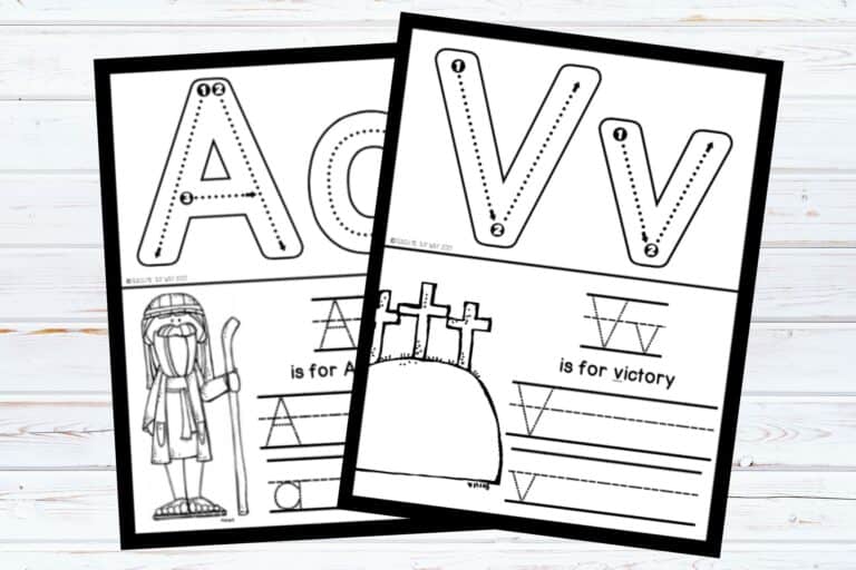 Bible Printable Freebie: ABC Worksheets - Teach Me Thy Way