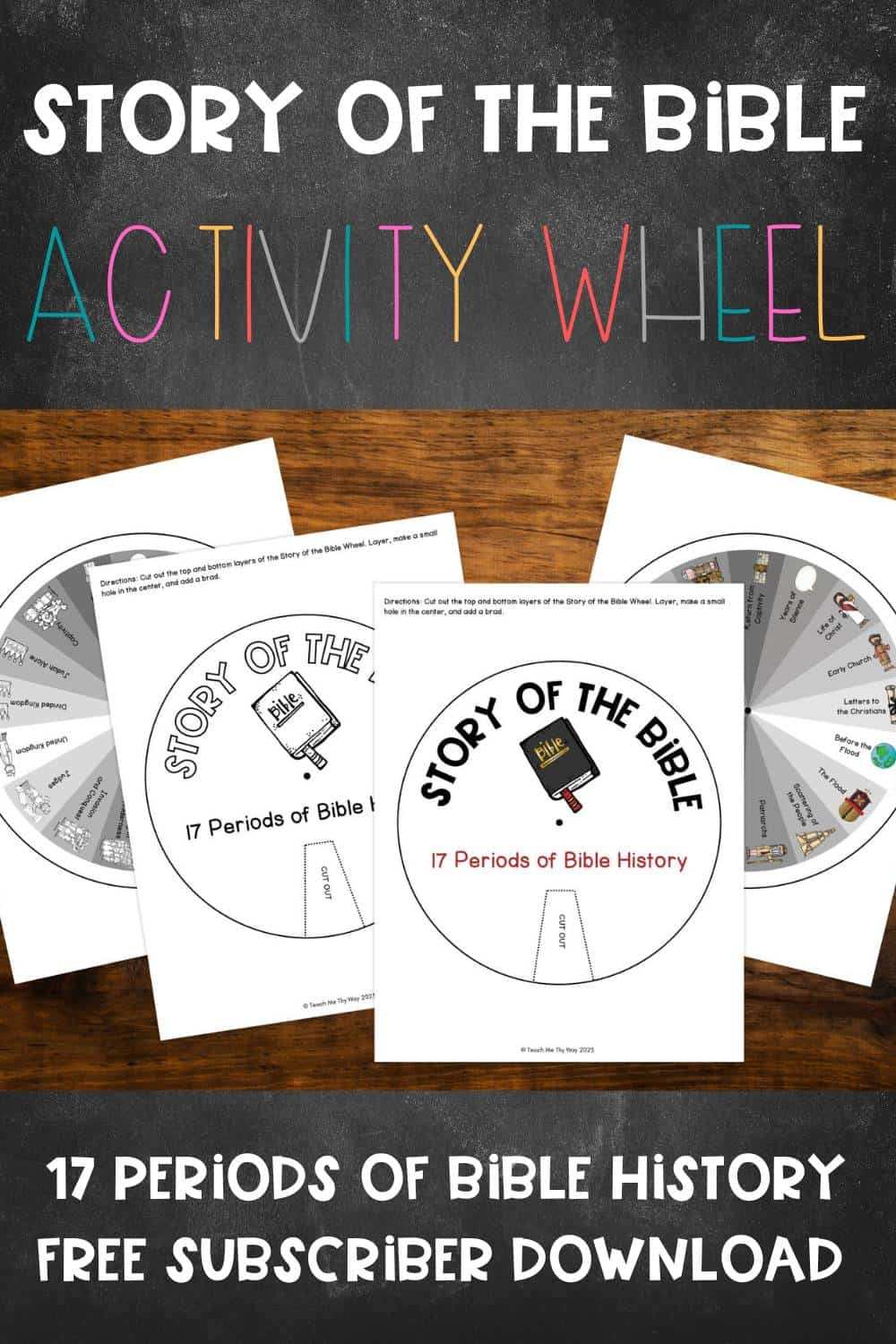 Bible Story Resources: 17 Periods of Bible History - Teach Me Thy Way