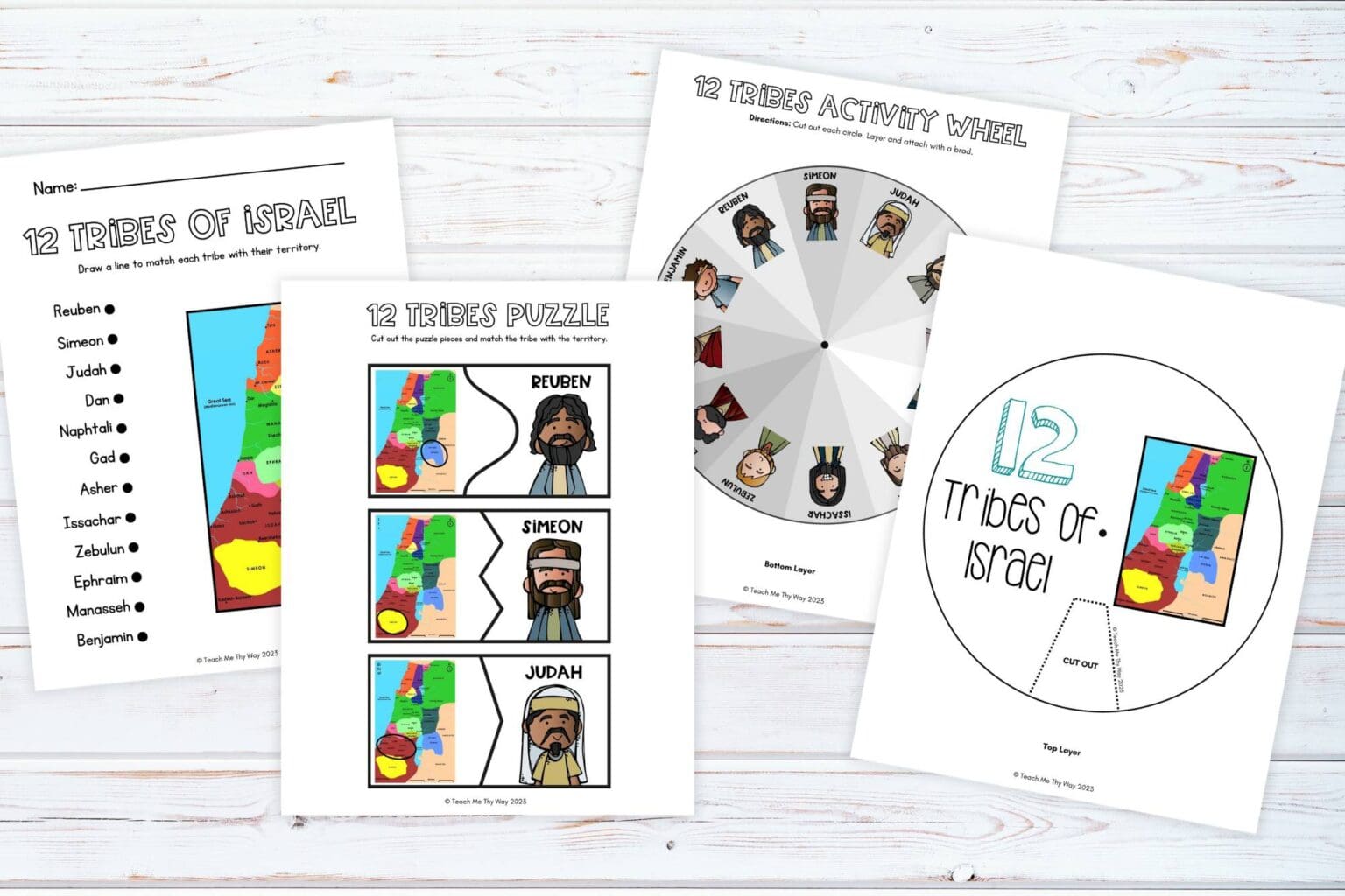 12 Tribes of Israel Activities - Teach Me Thy Way